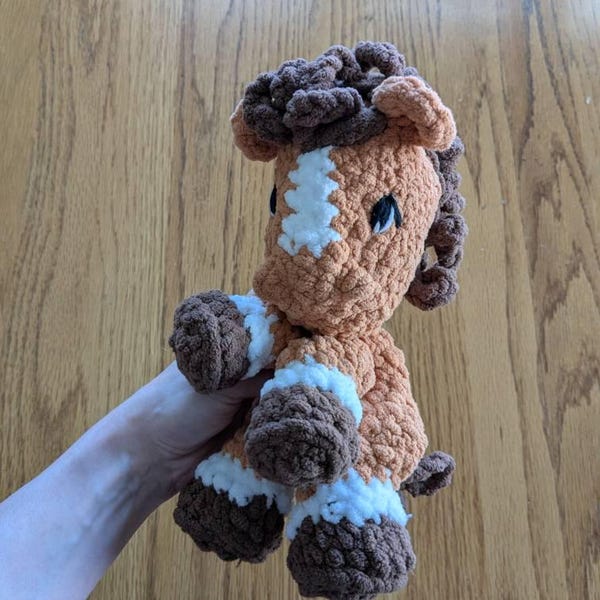 Paylin the Pony SNUGGLER Crochet Pattern | No Sew Low Sew Crochet ...