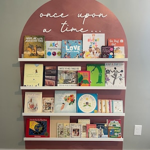 Once Upon a Time Cut Out, Nursery Wall Decor, Reading Wall, Fairytale ...