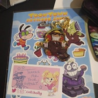 Toontown Die Cut Vinyl Sticker Sheet 6.5 X 5.5 10 Stickers Total - Etsy