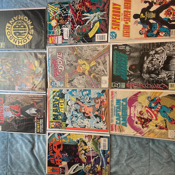 Huge Lot of 10 Random Comic Books!! Marvel/dc/indie (silver-modern Age ...