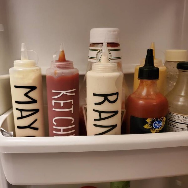 Set of 5 Condiment Containers - Etsy