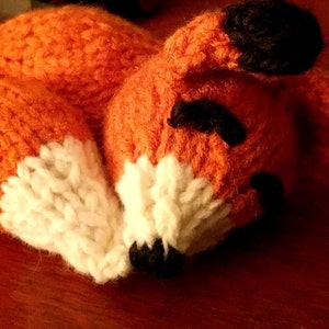 Knitted Tiny Fox Pattern PDF Pattern Knitting Pattern DIY - Etsy