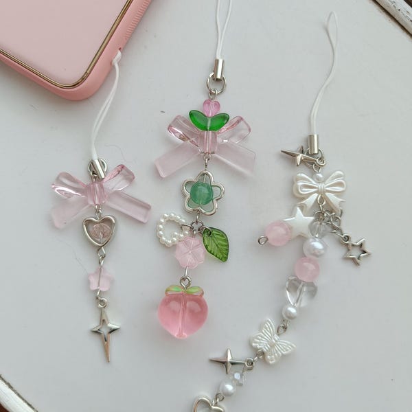 Cute Star Heart Necklace Wings Pendant Beads Beaded Jewelry Fairycore Jewellery Charm Bead Pearl ...