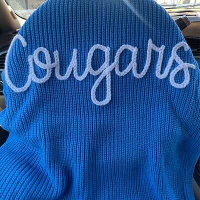 Custom Hand Embroidered Toddler and Baby Name Sweater Oversized Kids ...