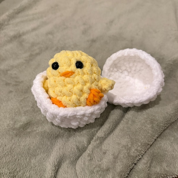 Boba the Baby Chick Crochet Pattern PDF - Amigurumi Pattern, Animals ...