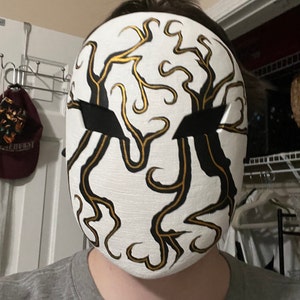 Oni Kitsune Mask Resin Japanese Fox Classic Masks Made to - Etsy