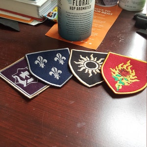 Witcher Inspired Bagde Crest Cosplay Larp Nilfgaard Temeria Redania ...