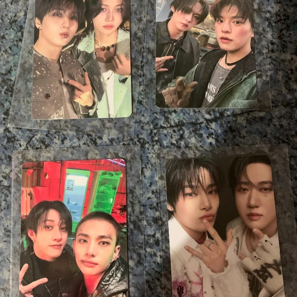Stray Kids SKZ HOP Photocards Set Accordion 2 Versions - Etsy