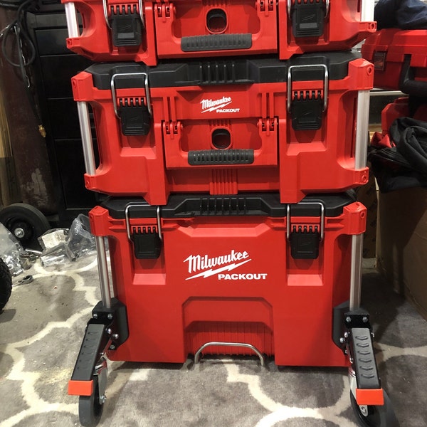 Milwaukee PACKOUT Modification: Milwaukee Packout Front Caster Wheels ...