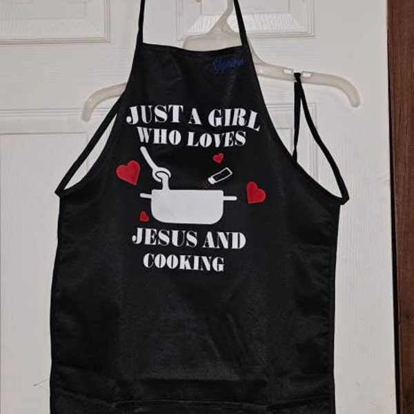 Just A Girl Who Loves Jesus and Baking Svg, Kitchen Svg, Pot Holder Svg ...