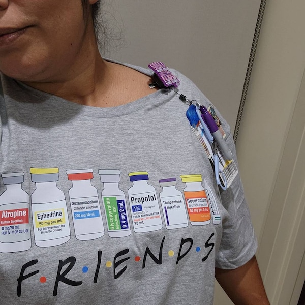 Nurse Friends, ICU Propofol Shirt, Propofol CRNA Medical Critical Care ...