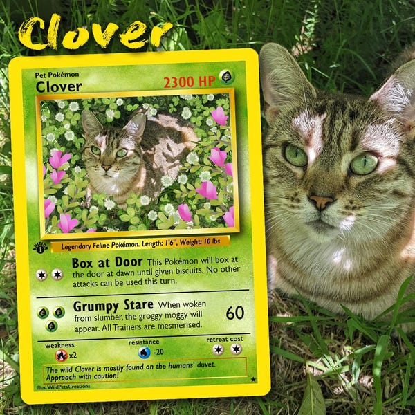 Custom Pokémon Card From PHOTO - Etsy