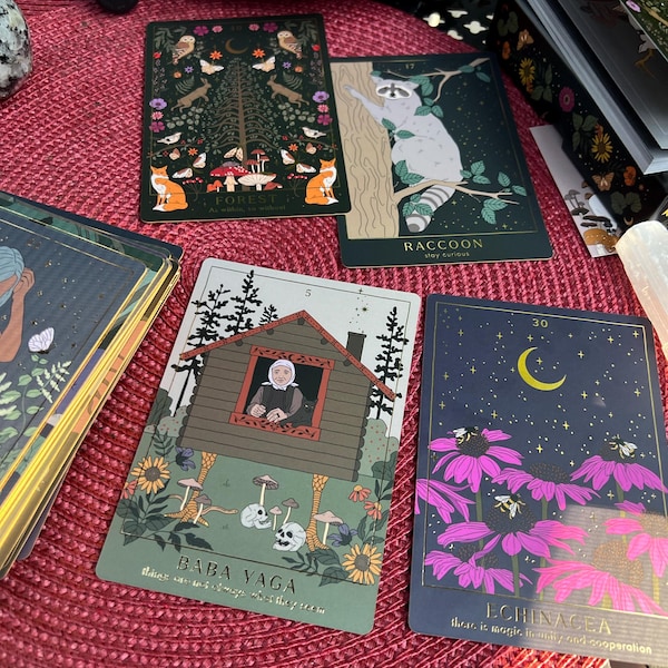 Forest Tales Oracle Deck - Moon Witch Series - Etsy
