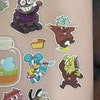 Toontown Die Cut Vinyl Sticker Sheet - 6.5" X 5.5" - 10 Stickers Total ...