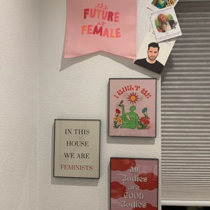 Feminist Poster, Printable Retro Poster, Feminist Wall Art, Women ...