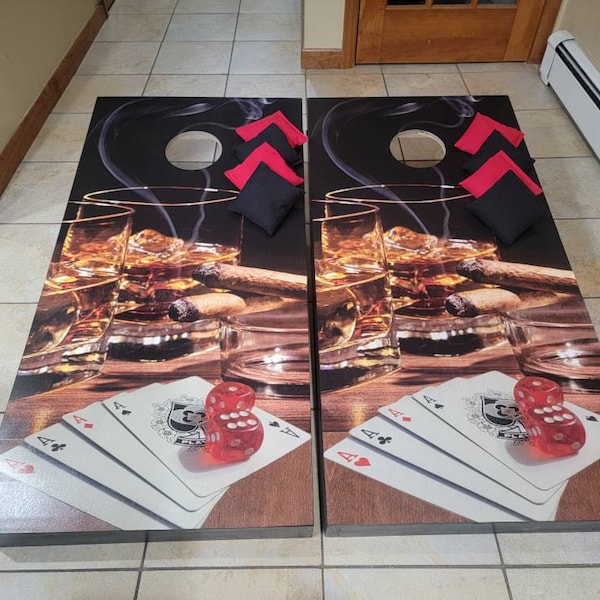Cornhole Vinyl Wraps WITH VIDEO INSTRUCTIONS - Ocean Paradise ...
