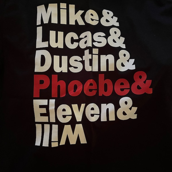 Stranger Things Custom Name Tee - Etsy