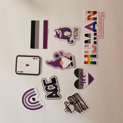 Gender-fluid, Gender Fluid Pride Sticker Set, LGBTQ Stickers, Pride ...