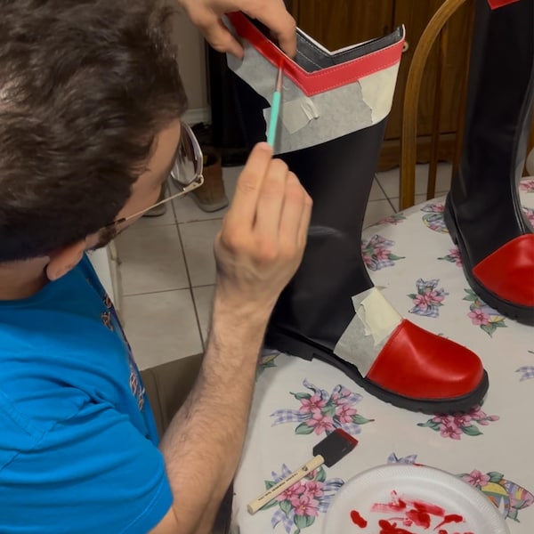 Made to Order Custom Made Hand Made Hotel Blitzo Cosplay Shoes Boots ...