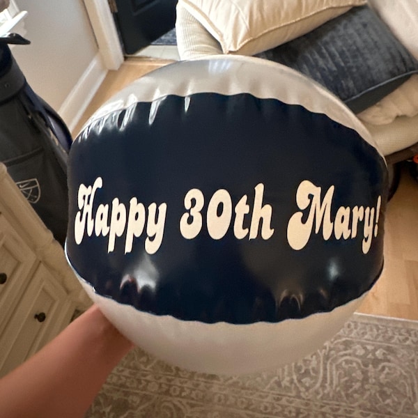 Personalized Beach Balls, Custom Party Favor, Destination Wedding ...