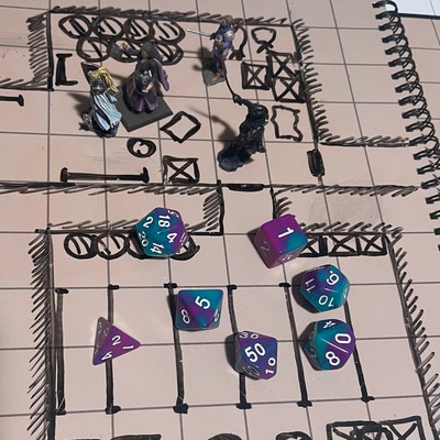 Fae Magic Liquid Core Dice Set for Dnd / Dice for Dungeons and Dragons ...