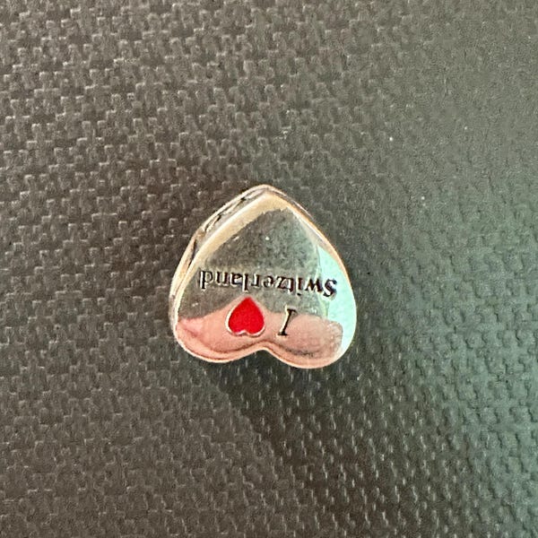 Pandora Switzerland Flag Charm Heart Bead Charm Love Switzerland S925 ...