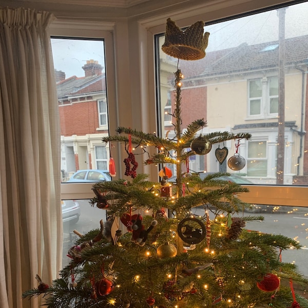 Crown Christmas Tree Topper - Etsy