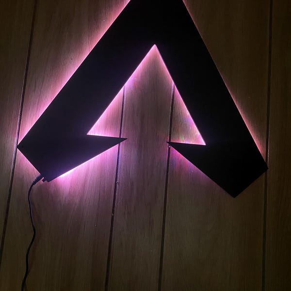 Apex Legends Logo RGB Neon Led Wall Sign,gaming Wall Decor,video Game ...