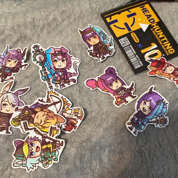 Arknights Sticker Pack Vol. 1 by Wittlered - Etsy