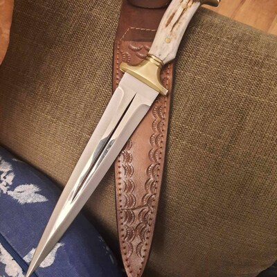 HANDMADE SWORD, DEER Antler Knife, Long Sword, Zulfiqar Sword Design ...