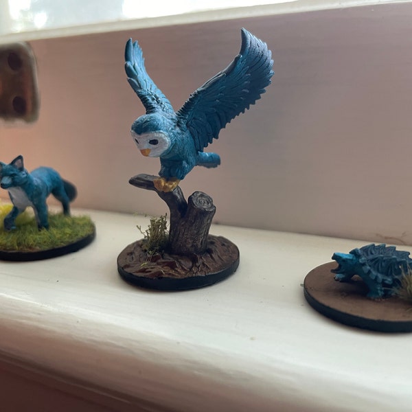 Resin 3d Printed Great Owl - Dnd/pathfinder - Pet/familiar/form/summon ...
