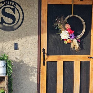 Western Lariat, Flower Wreath,floral Wreath,cowboy Rope Wreath,lasso ...