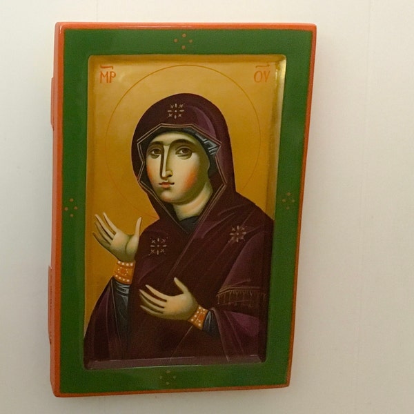 Icon of the Archangel Michael at the Second Coming of Christ,byzantine ...