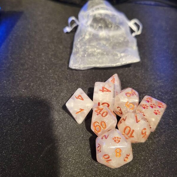 Shadowy Forest Dnd Dice Set, Polyhedral Dice, D&D Dice, Dungeons and ...