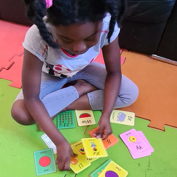 Educational Flashcards - Alphabets, Numbers and 2D Shapes - Etsy UK