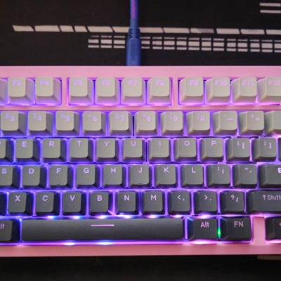 Gradient Shadow Keycap Set, OEM Profile, Shine-through, PBT, Cherry MX ...