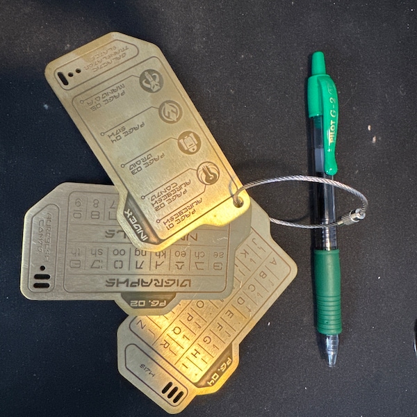 Galactic Translator Solid Brass, Stainless Steel or Wood Star Wars ...