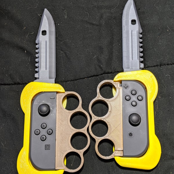 Nintendo Switch Joycon Controller Knife Blade Holder Grip Custom Joy ...