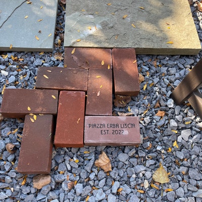 Engraved Bricks for Memorials or Dedications and Fundraising 5 Colors ...