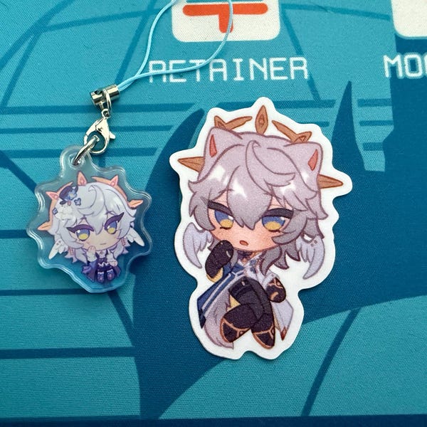 Omniscient Reader's Viewpoint ORV Glitter Acrylic Charms Kim Dokja, Yoo ...