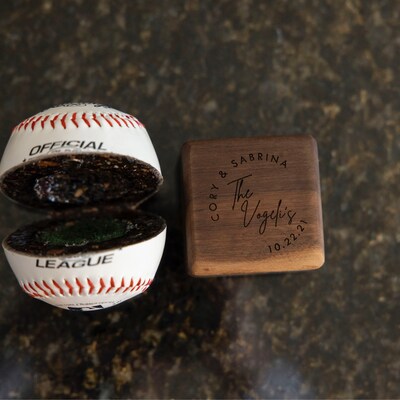 Baseball Ring Box NEW Options - Etsy