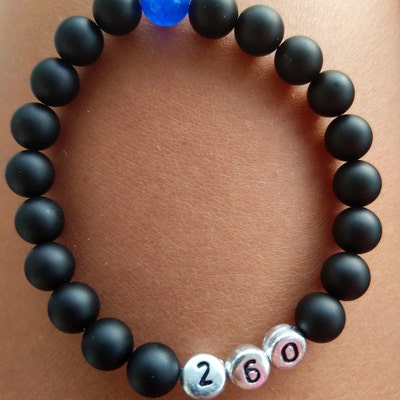 Thin Blue Line-police Family Bracelet-law Enforcement Support Bracelet ...