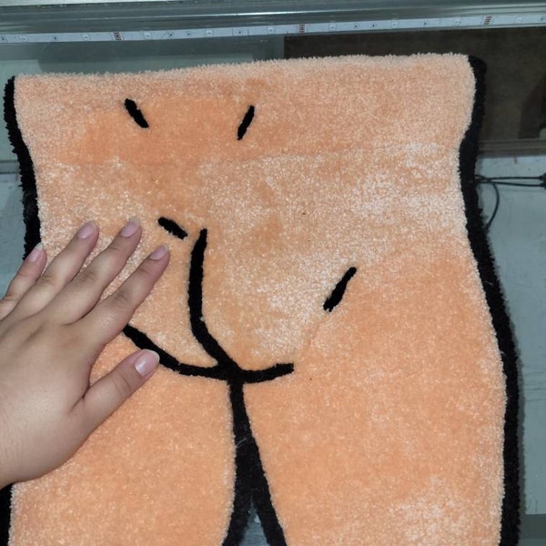 Made To Order King Of The Hill Hank Hill Inspired Butt Tuft Rug Etsy