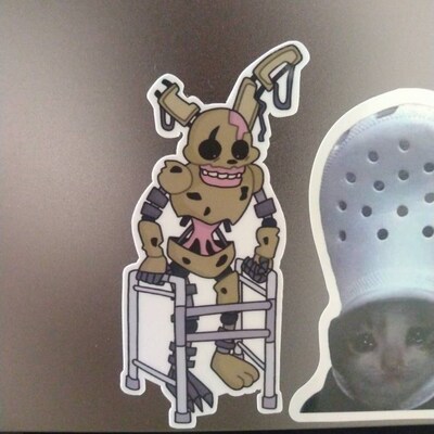 FNAF Security Breach Springtrap Peepaw Sticker - Etsy
