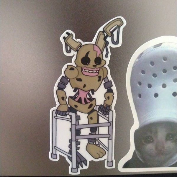 FNAF Security Breach Springtrap Peepaw Sticker - Etsy