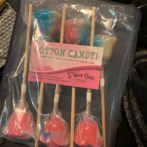 Rainbow Sherbet Lollipops 6-piece Set by I Want Candy | Etsy