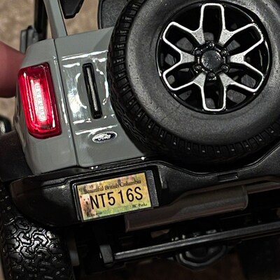 CUSTOM License Plate for Model Car to Scale Beautifully Detailed Made ...