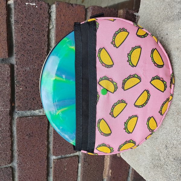 Taco Party Fabric by the Yard / Whimsical Ditsy Taco Fabric / Cartoon ...