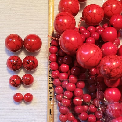 Red Hematite Metalic Gemstone Loose Beads 6mm 8mm 10mm - Etsy
