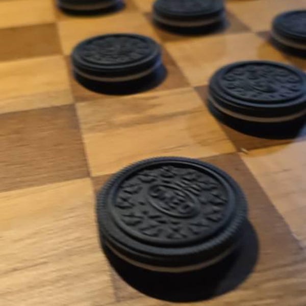 Checkers Set - 3D Printed 24 Piece Set for Your Board. - Etsy